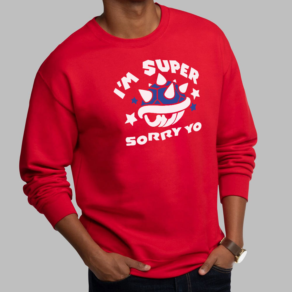 Sorry Blue Shell Sweater – 6DS
