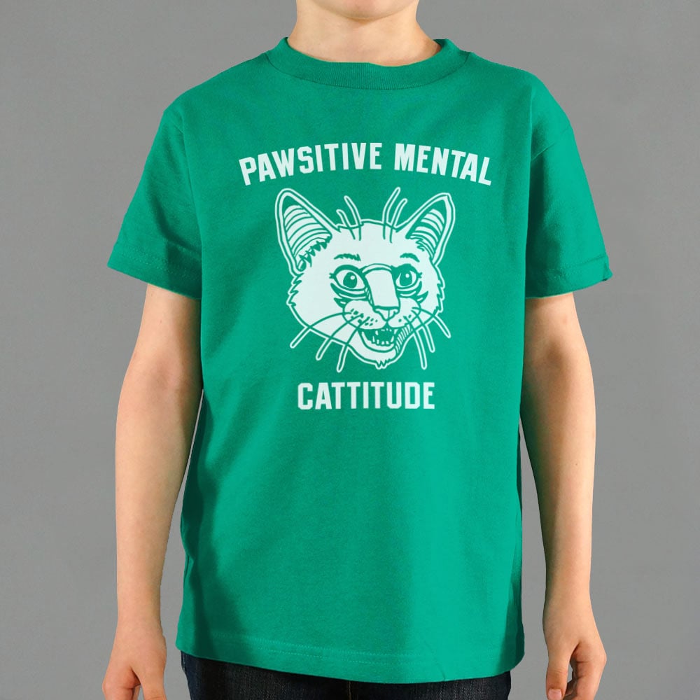 Pawsitive Mental Cattitude Kids' T-Shirt – 6DS